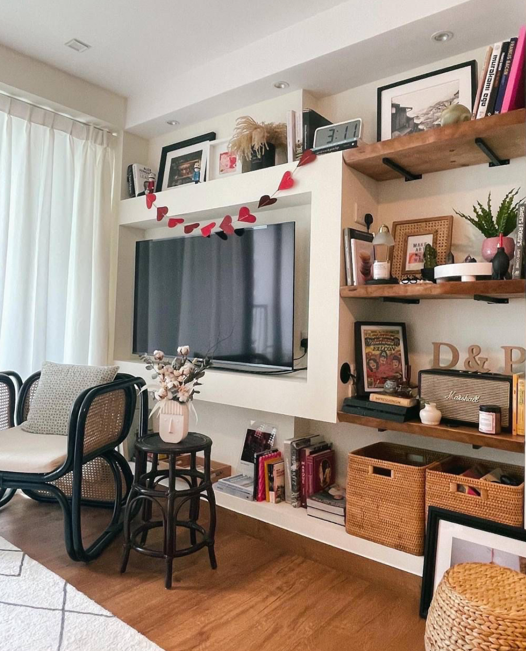 Marlowe Wood Slab Shelf | The Happy Place