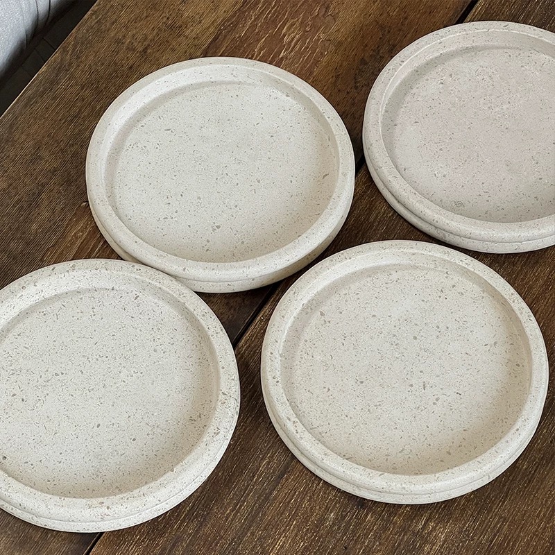 Iriye Round Stone Tray | The Happy Place