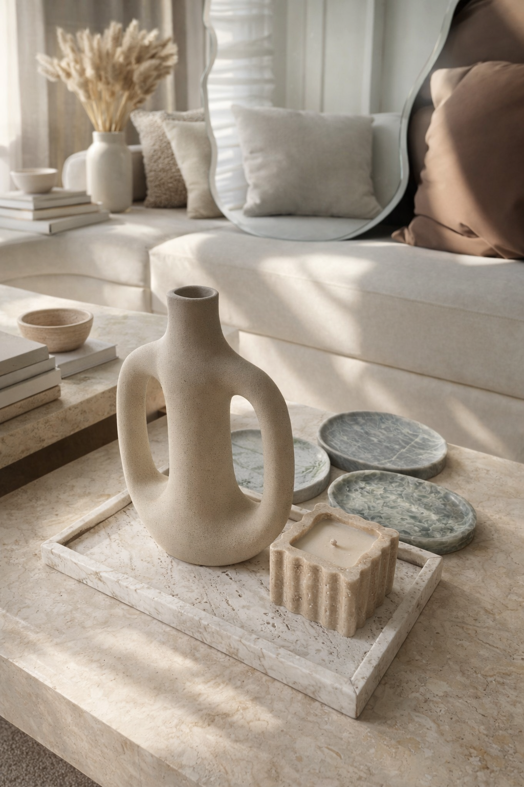 Ismena Travertine Tray | The Happy Place